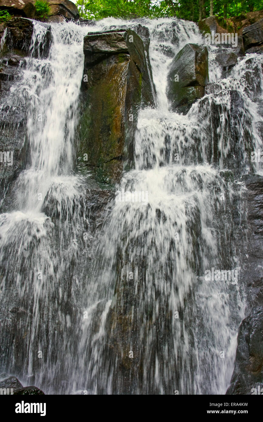 Beautiful sight - falling water falls Stock Photo - Alamy