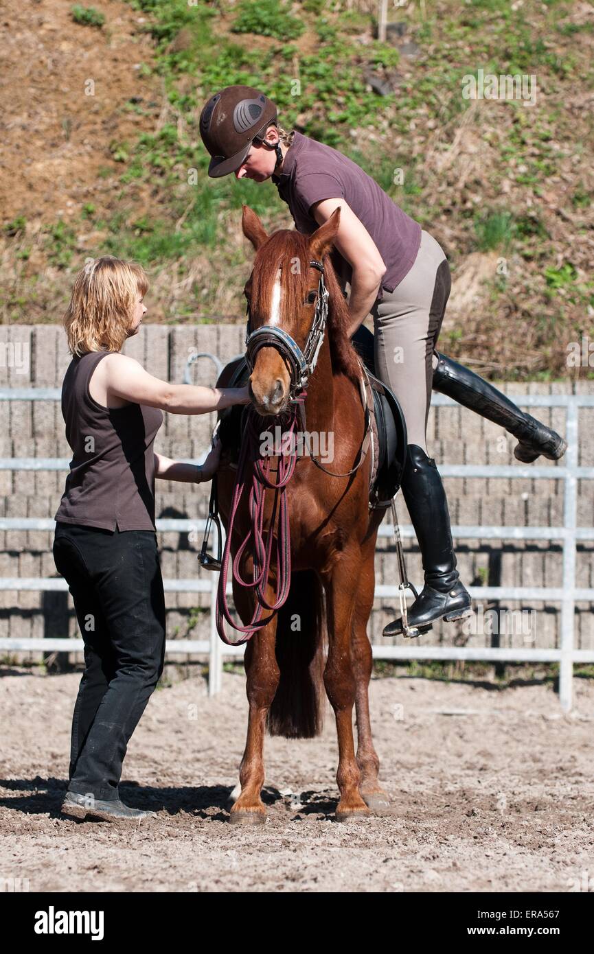 Horse ride training hi-res stock photography and images - Alamy