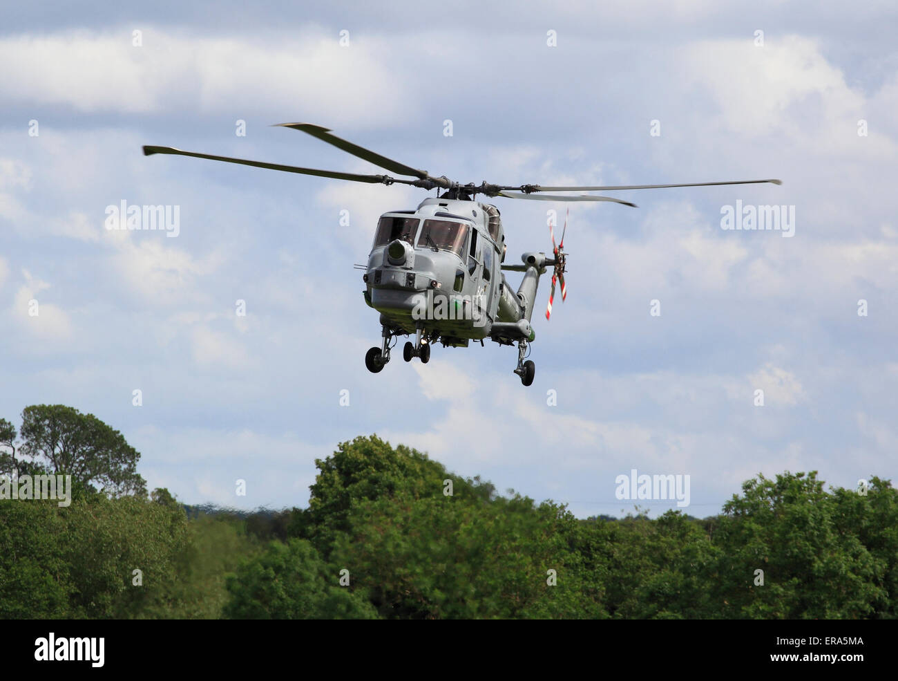 The Royal Navy displays A Westland Lynx Helicopter flown by the Black ...