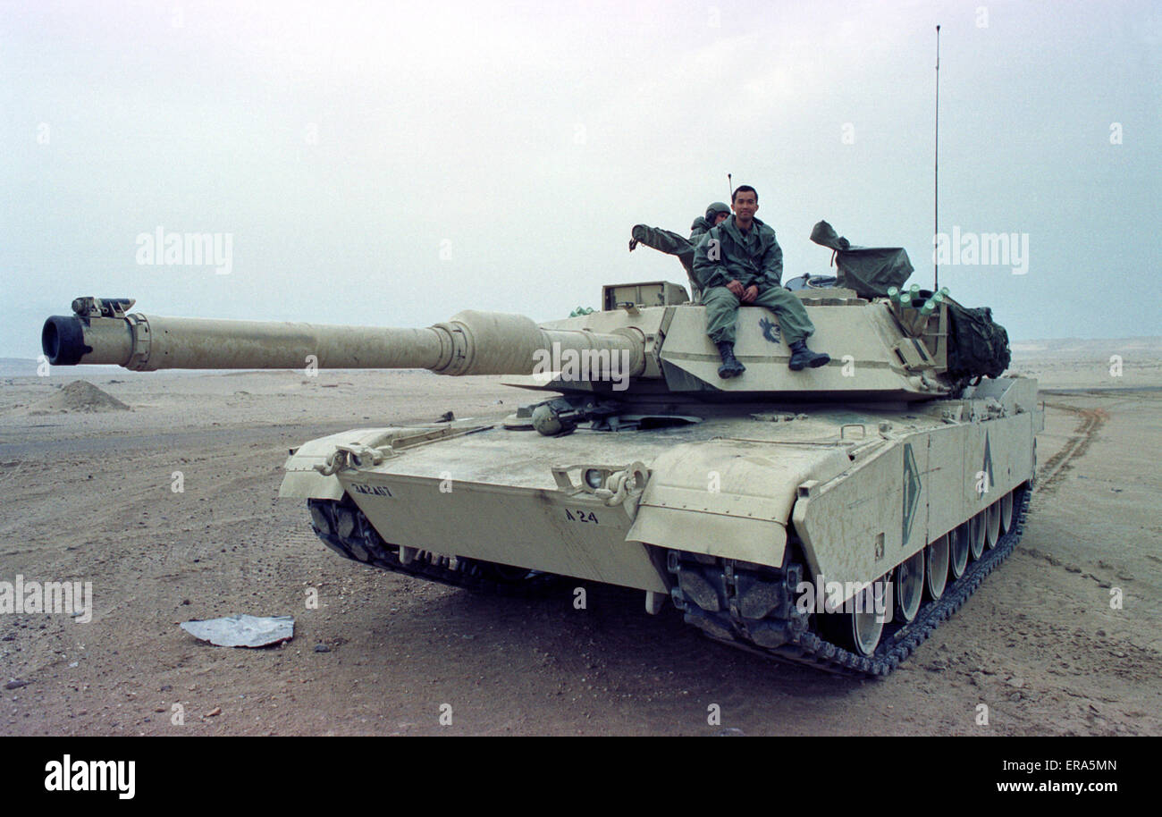 M1a1 Abrams In Kuwait
