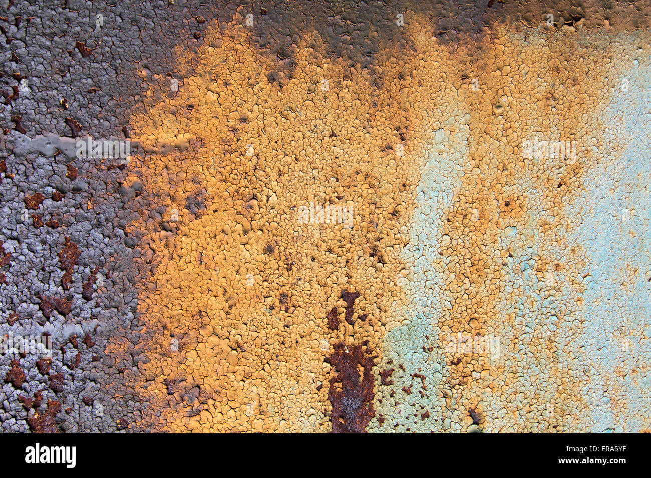 old rusty metal - flaky paint Stock Photo - Alamy