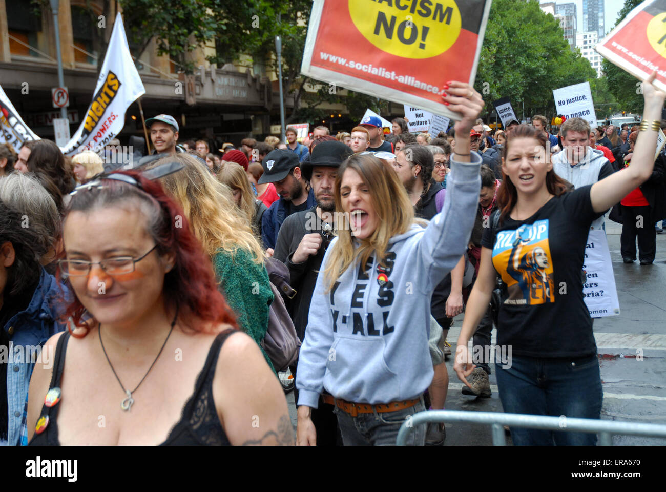 Aboriginal right protest hi-res stock photography and images - Alamy