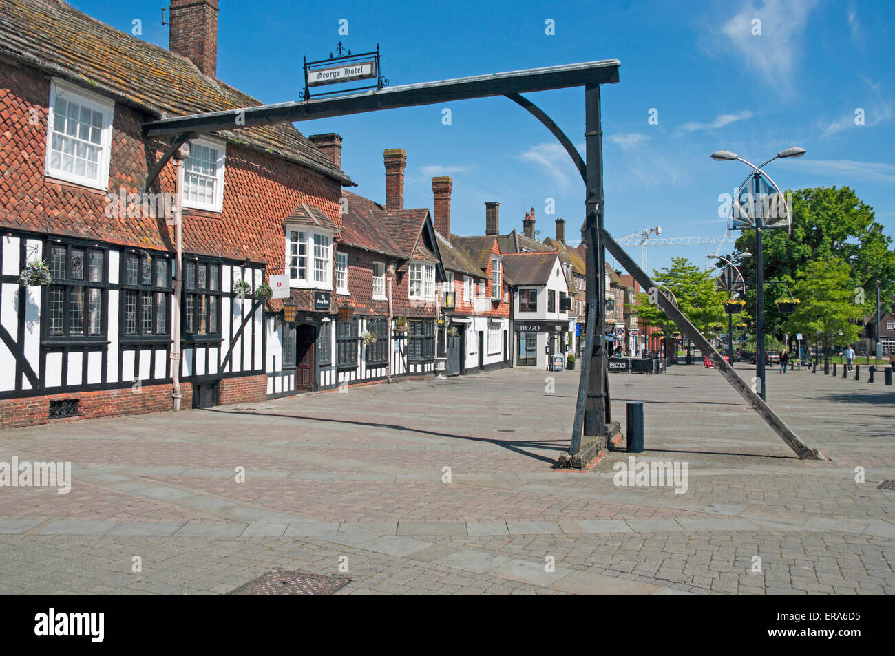 Crawley Old Town, George Hotel, Surrey, England Stock Photo - Alamy
