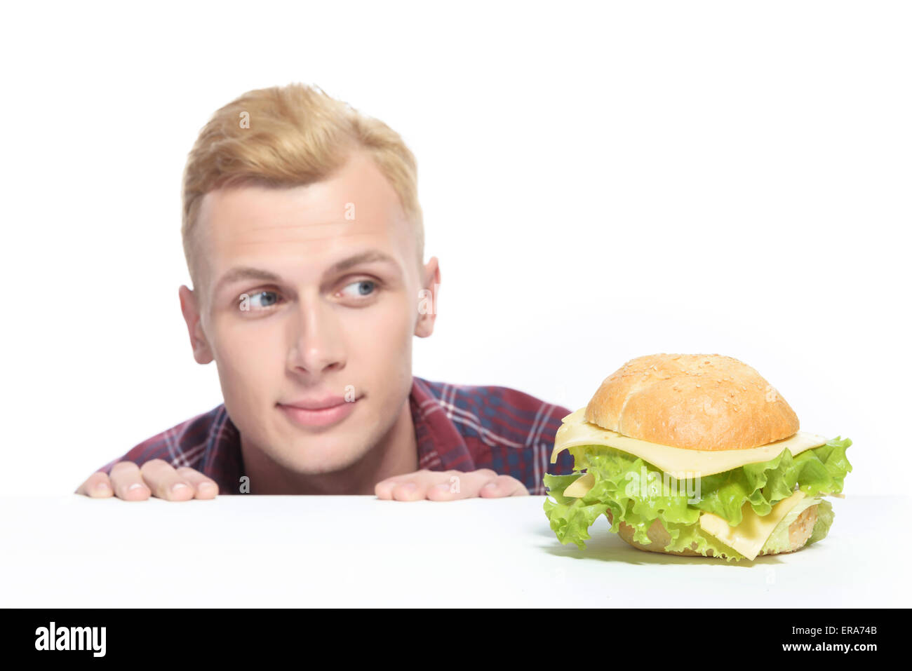 Man, mouth, close up Cut Out Stock Images & Pictures - Alamy