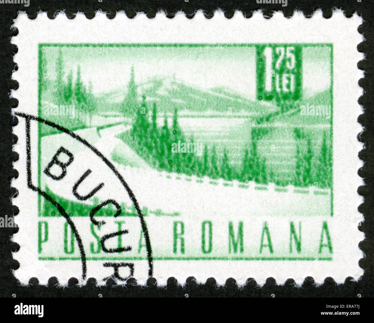 Romanian, postage stamp Stock Photo - Alamy
