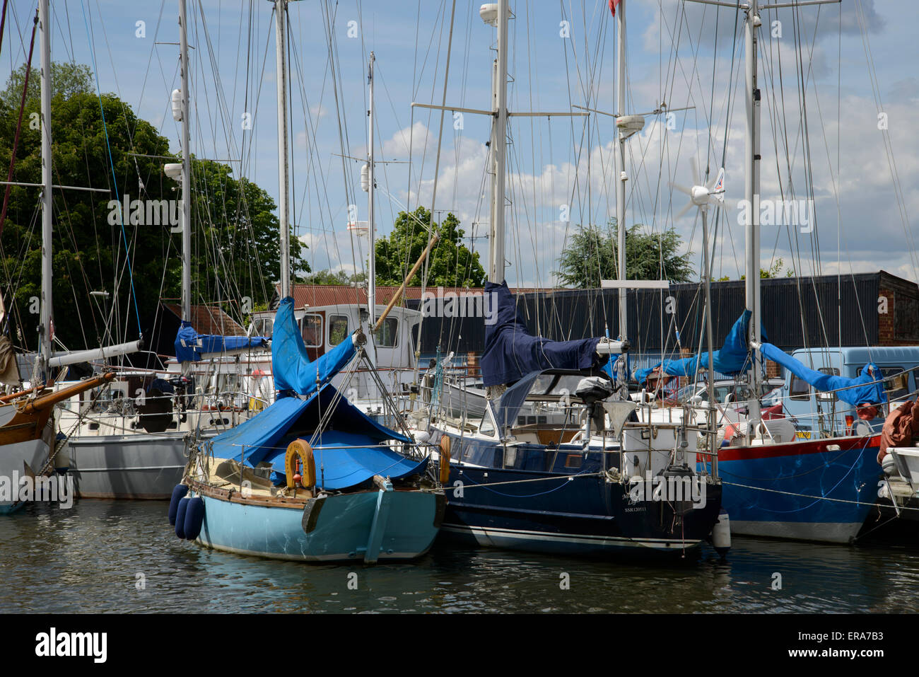 Heybridge Basin Maldon Eseex Stock Photo - Alamy