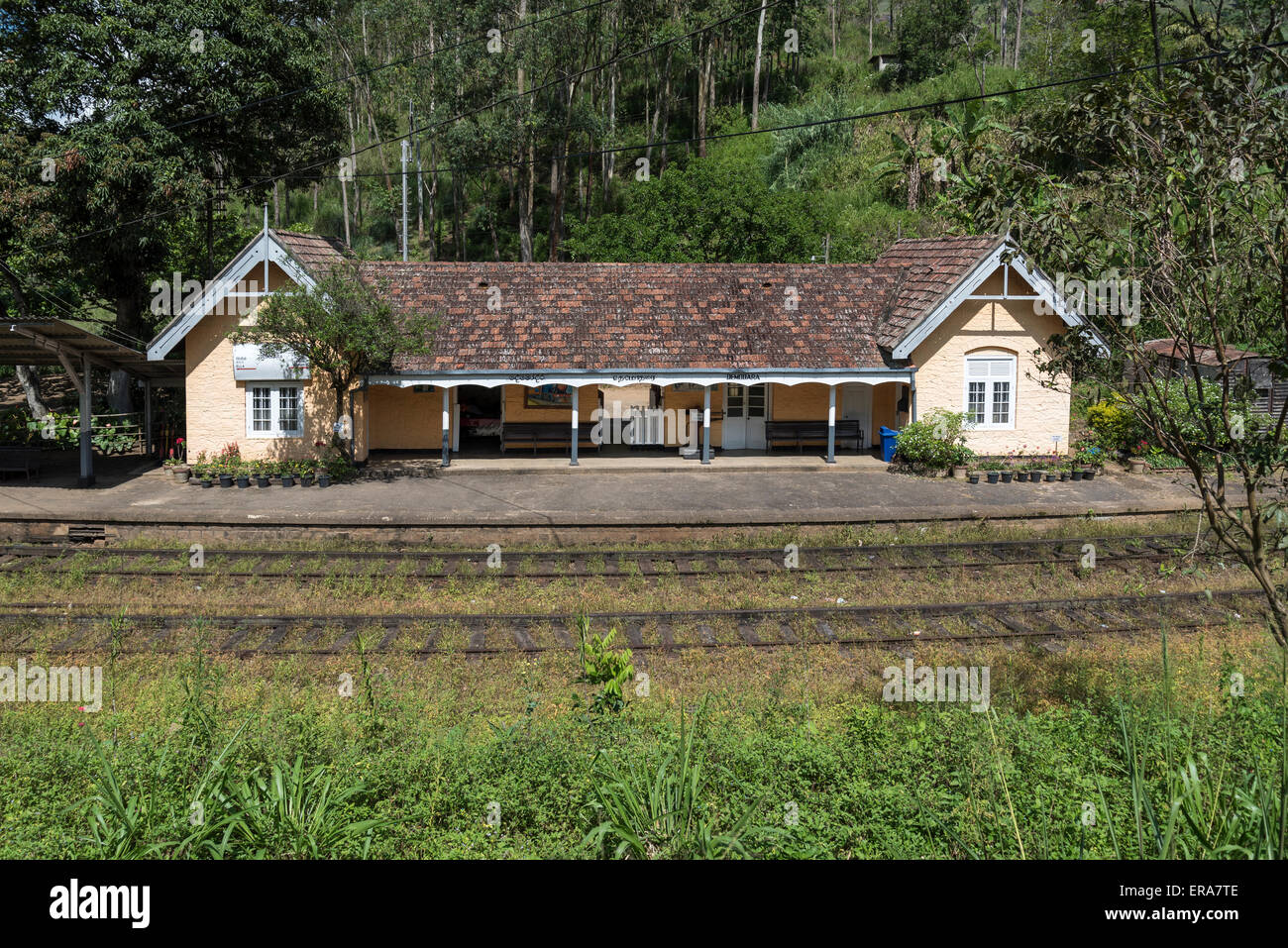Demodara Railway Station, Sri Lanka Stock Photo - Alamy
