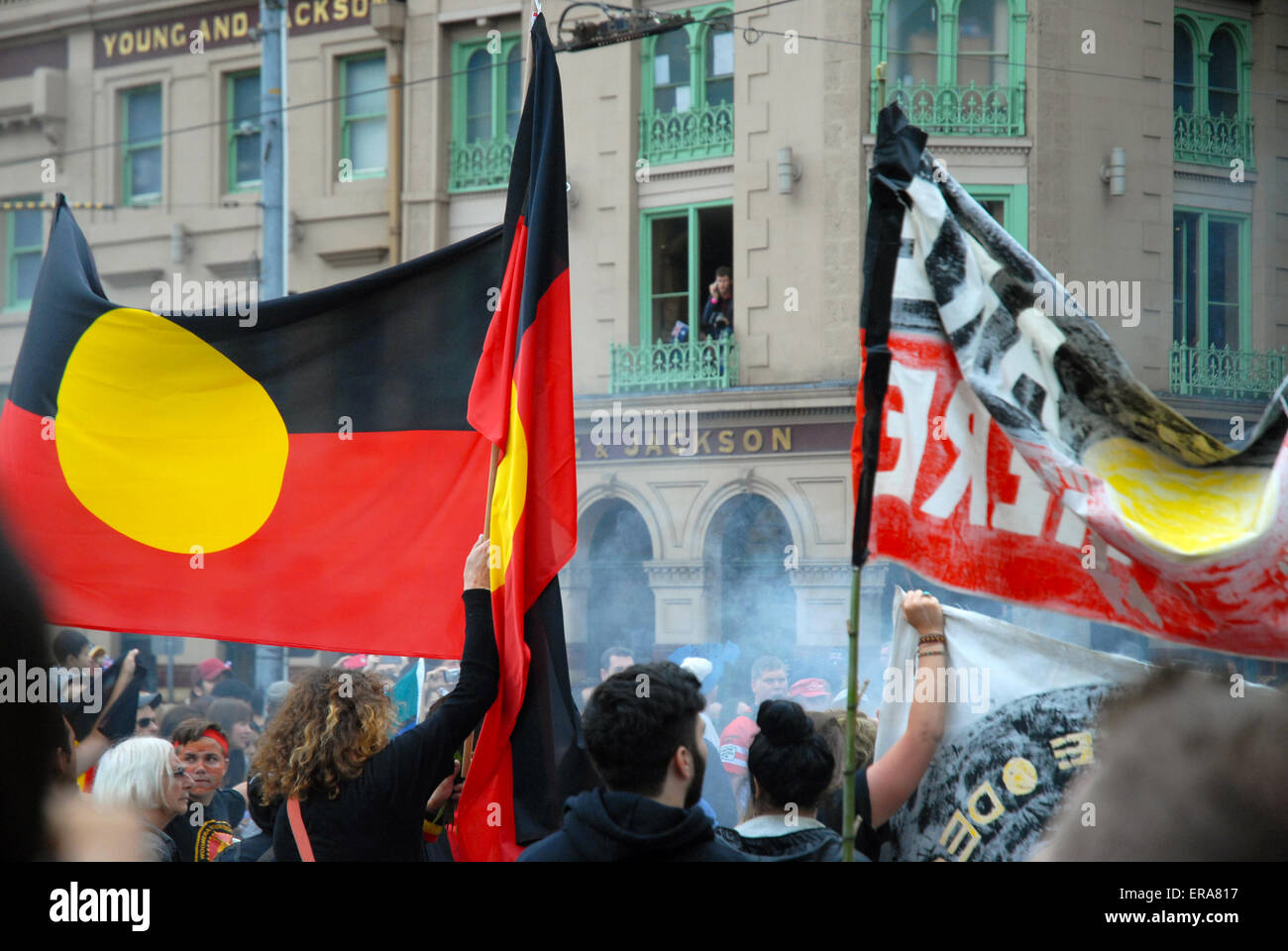Aboriginal right protest hi-res stock photography and images - Alamy