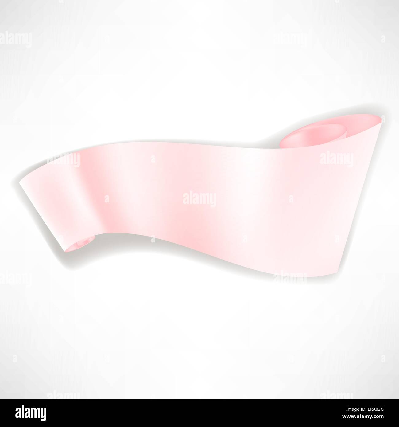 Pink Paper Banner Stock Vector Image & Art - Alamy