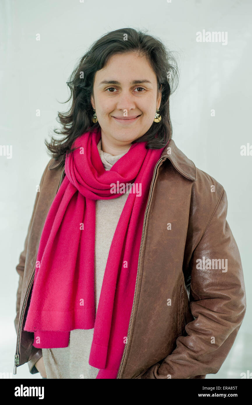 Hay on Wye, UK Friday 29 May 2015 Pictured: Kamila Shamsie RE: The Hay ...