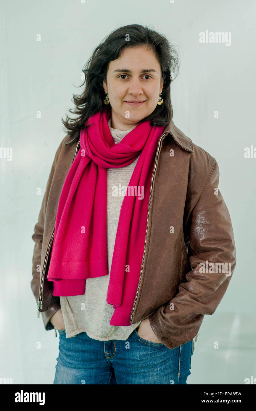 Hay on Wye, UK Friday 29 May 2015 Pictured: Kamila Shamsie RE: The Hay ...