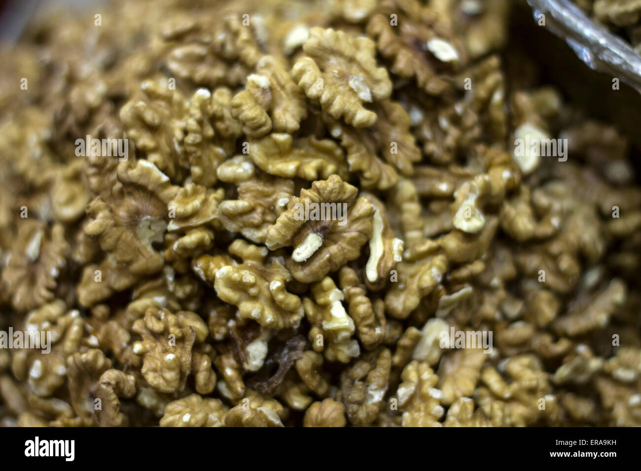 walnuts in market Stock Photo - Alamy