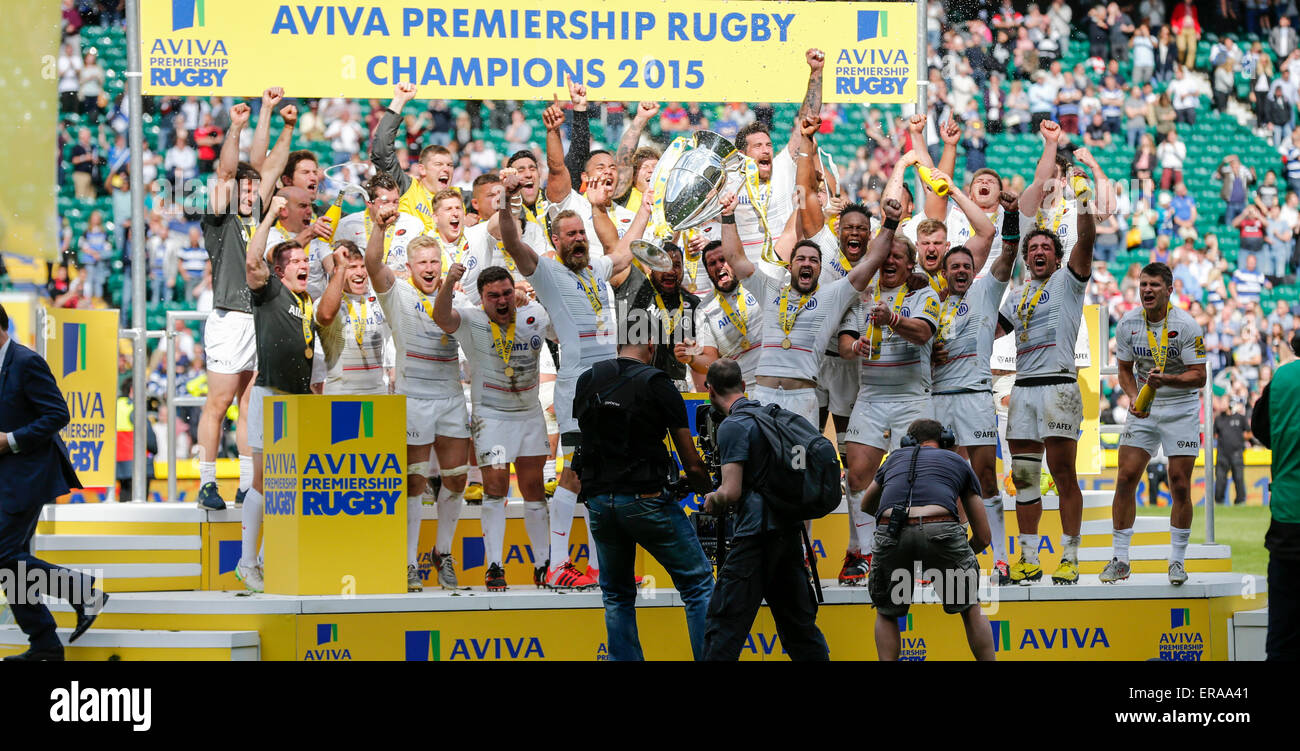 Twickenham, UK. 30th May, 2015. Aviva Premiership Final. Bath versus ...