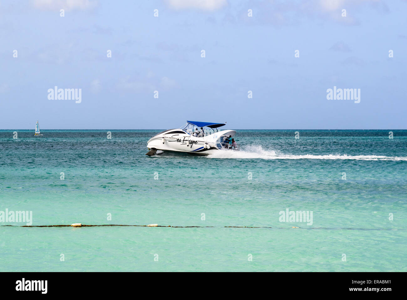 Sea Escape Looker 350 Glass Bottom Hydrofoil Boat, Dickenson Bay ...