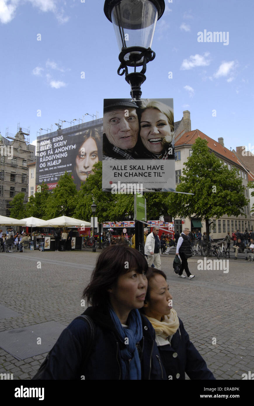 Copenhagen, Denmark. 30th May, 2015. Parliamentary election posters on ...
