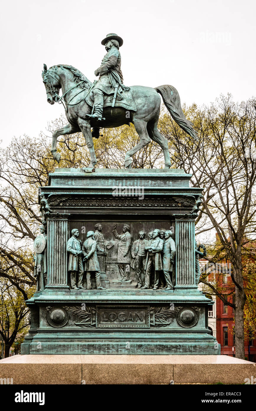 Major General John A. Logan Memorial, Logan Circle, 13th Street NE ... Major General John A. Logan Memorial, Logan Circle, 13th Street NE ...