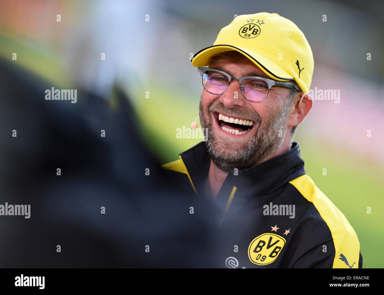 Berlin, Germany. 30th May, 2015. Dortmund's coach Juergen Klopp smiles ...