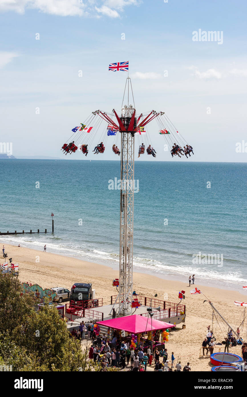Chair Ride on Bournemouth Beach at the Bournemouth Wheels Festival May ...