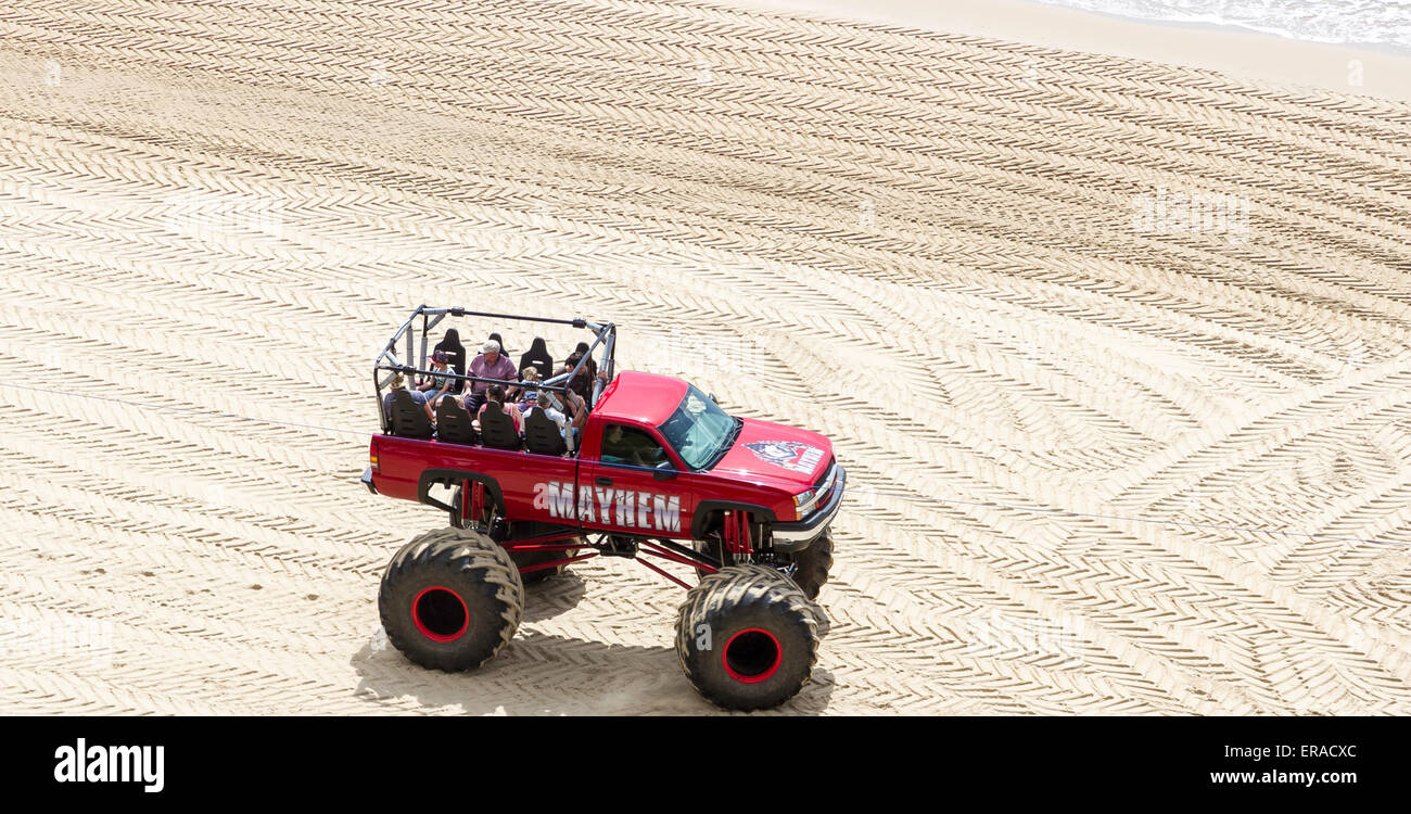 Monster Truck Rides, Bournemouth Beach May 2015 Stock Photo - Alamy