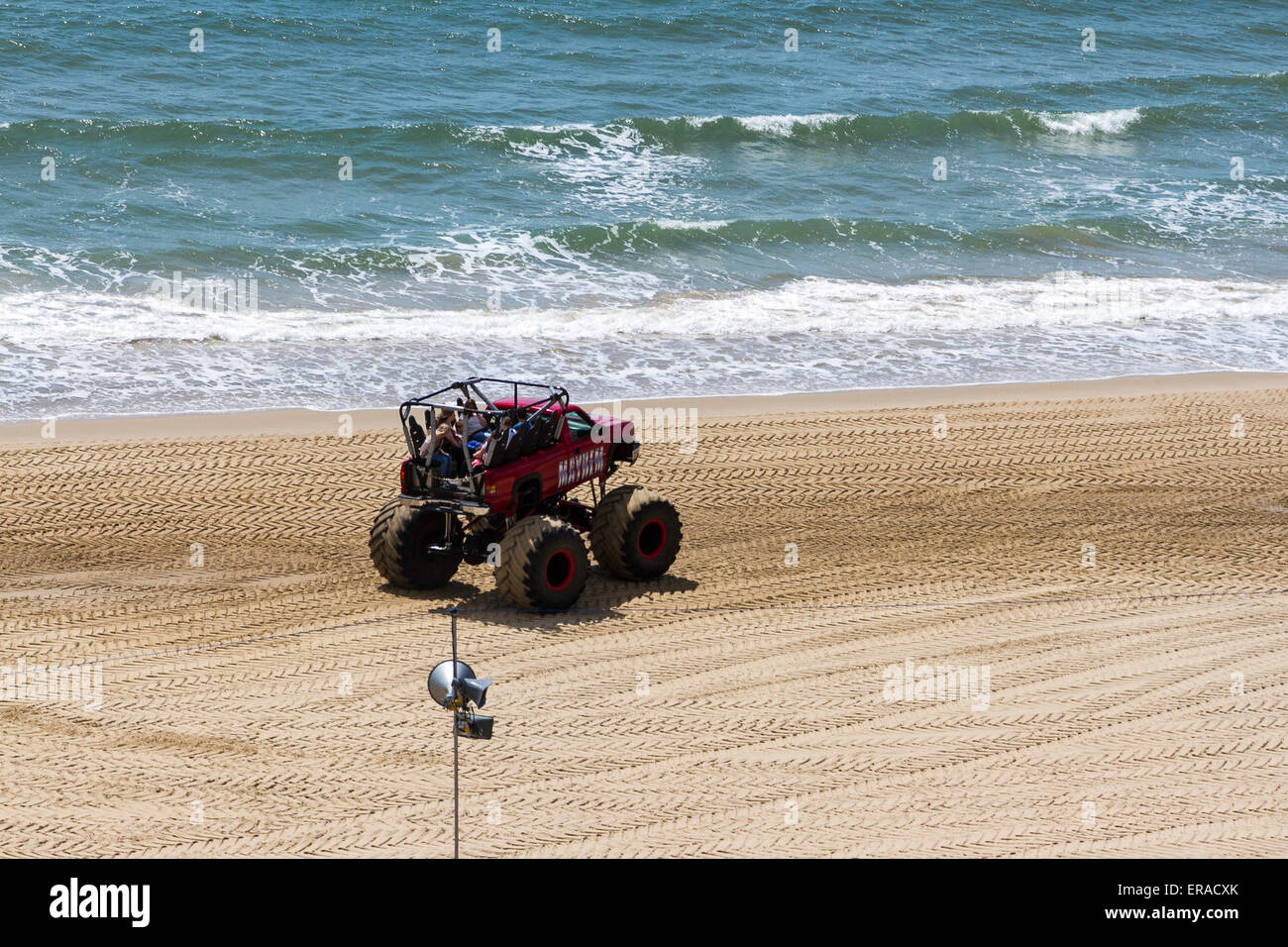 Monster Truck Rides, Bournemouth Beach May 2015 Stock Photo - Alamy