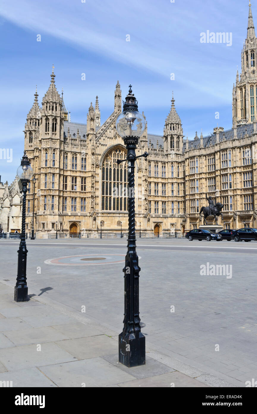 The Gothic style building of Palace of Westminster, London, England ...