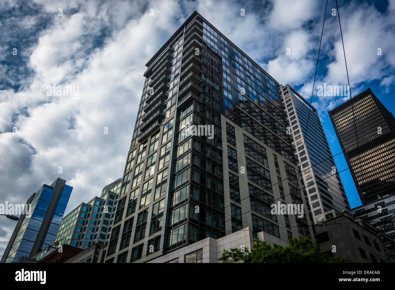 Modern buildings in downtown Seattle, Washington Stock Photo - Alamy