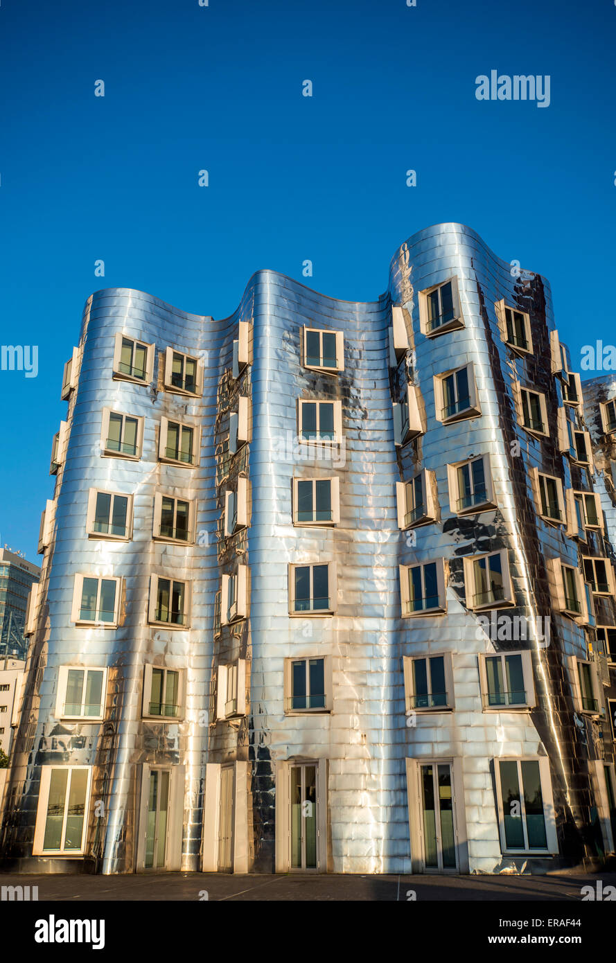 Gehry buildings in the media port of dusseldorf, north rhine-westphalia ...