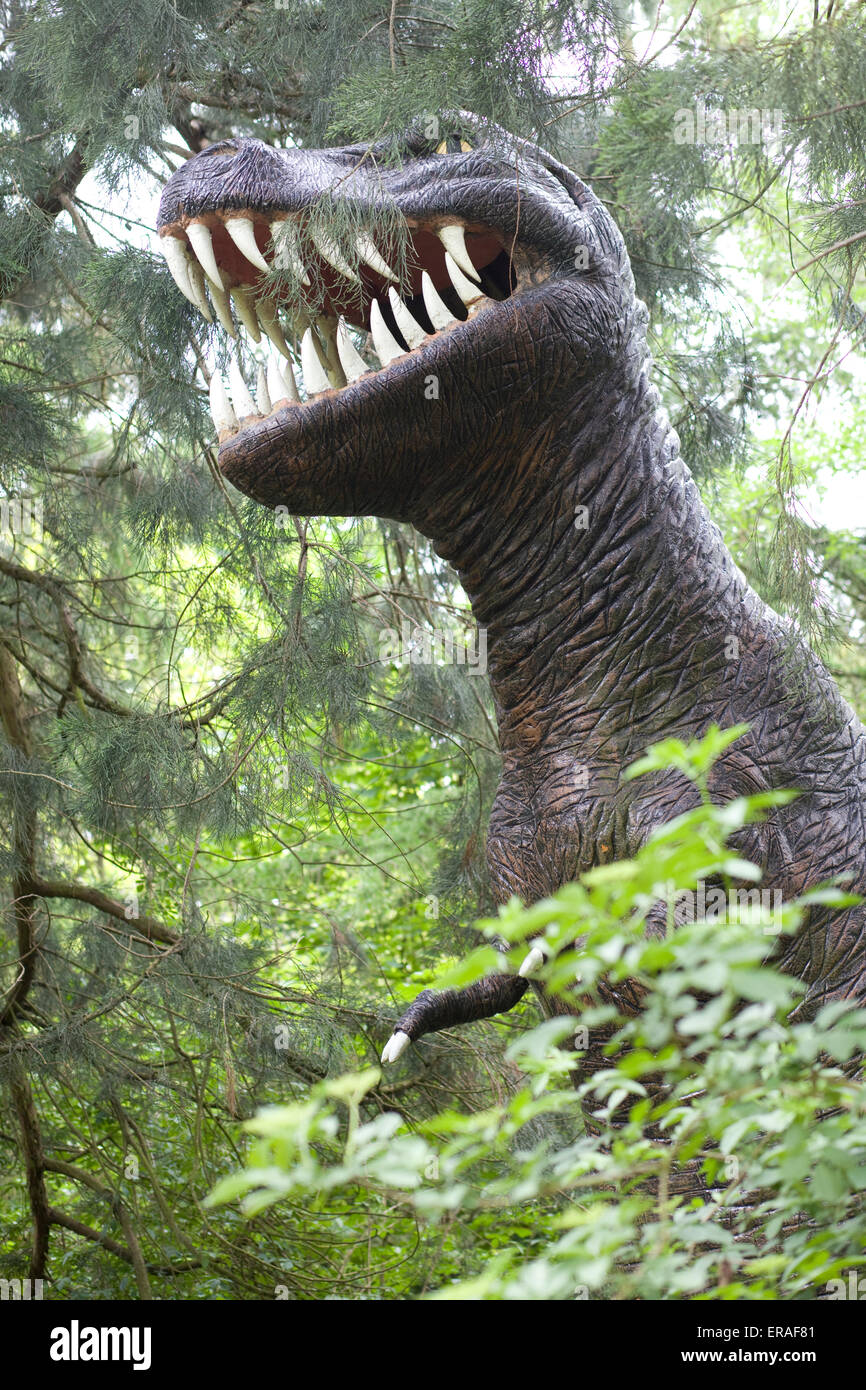 Tyrannosaurus statue hi-res stock photography and images - Alamy