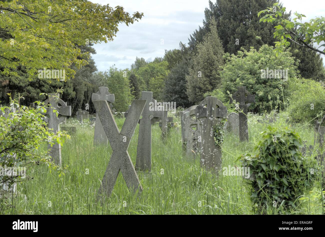 Holywell Cemetery Oxford Stock Photo - Alamy