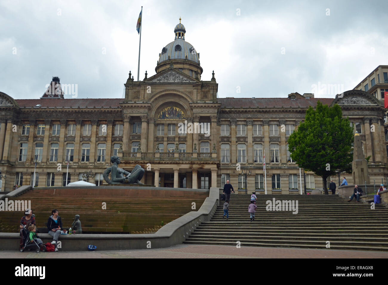 Birmingham, UK - May, 27: the Council House in Victoria Square in ...