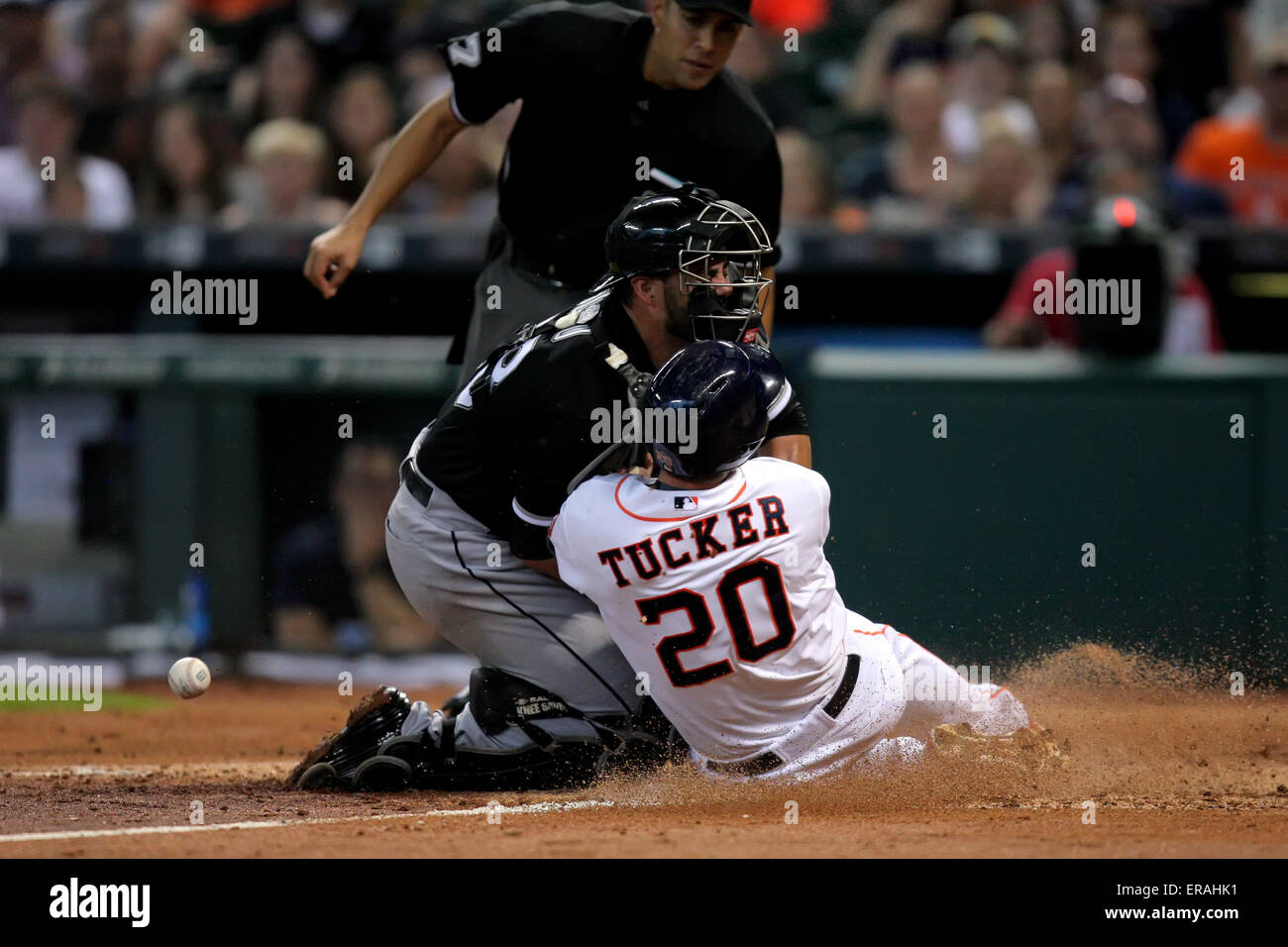 Houston, TX, USA. 30th May, 2015. Houston Astros left fielder Preston ...