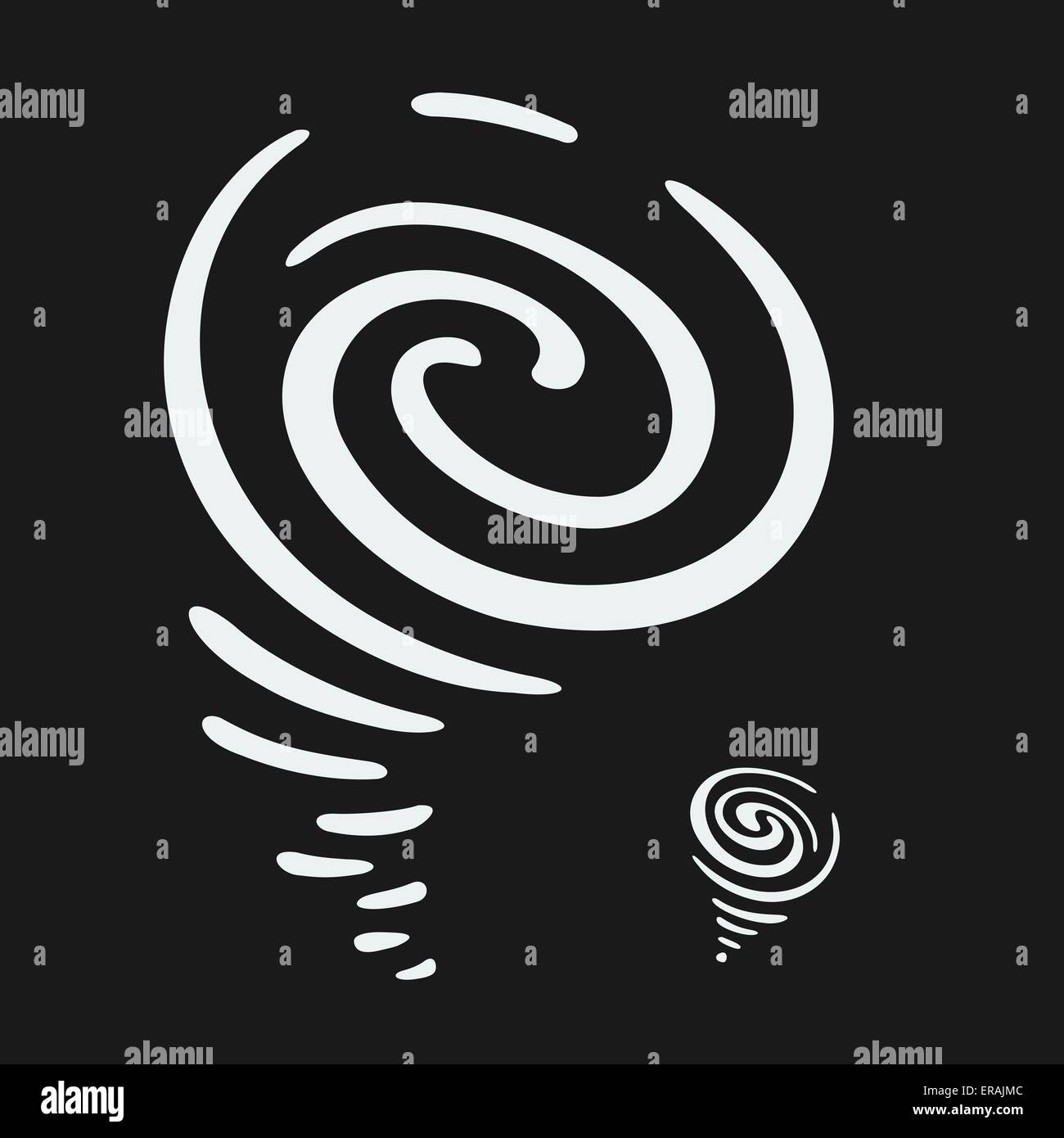 Vector Hurricane Symbol Stock Vector Image & Art - Alamy