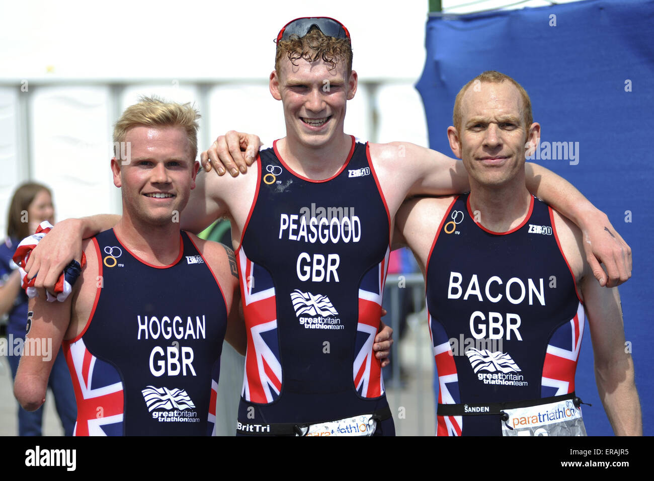 London, UK. 30th May, 2015. Stefan Hoggan (GBR), George Peasgood (GBR ...