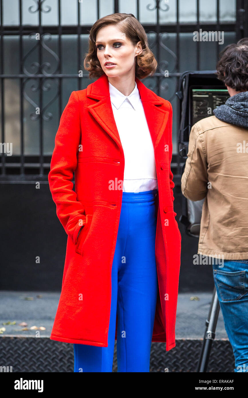 Coco rocha filming modelling reality hi-res stock photography and ...