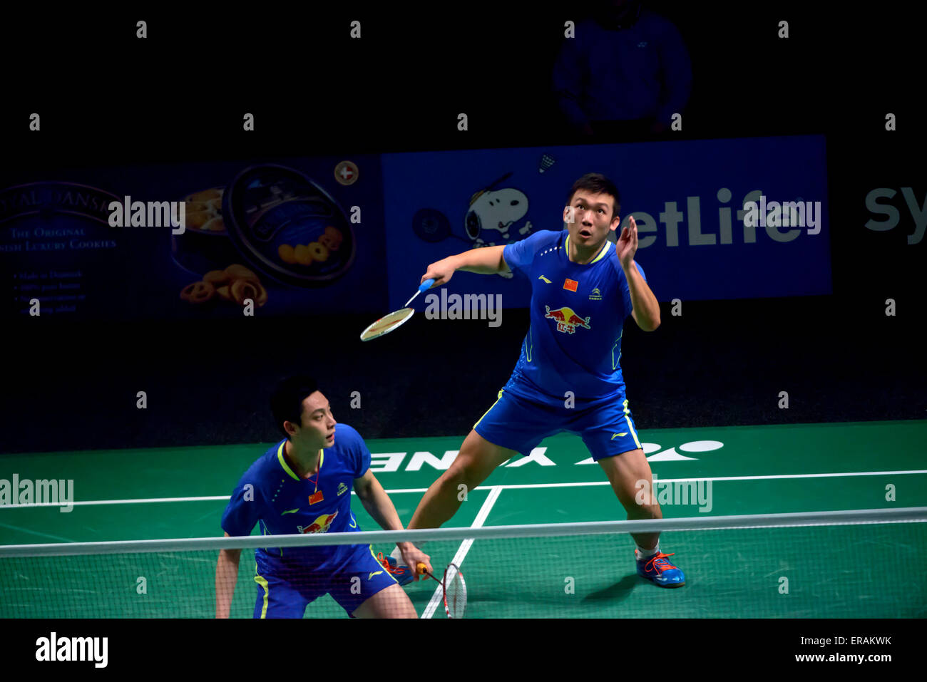 Sydney, AUSTRALIA - May 30, 2015: The Australian Badminton Open 2015 ...