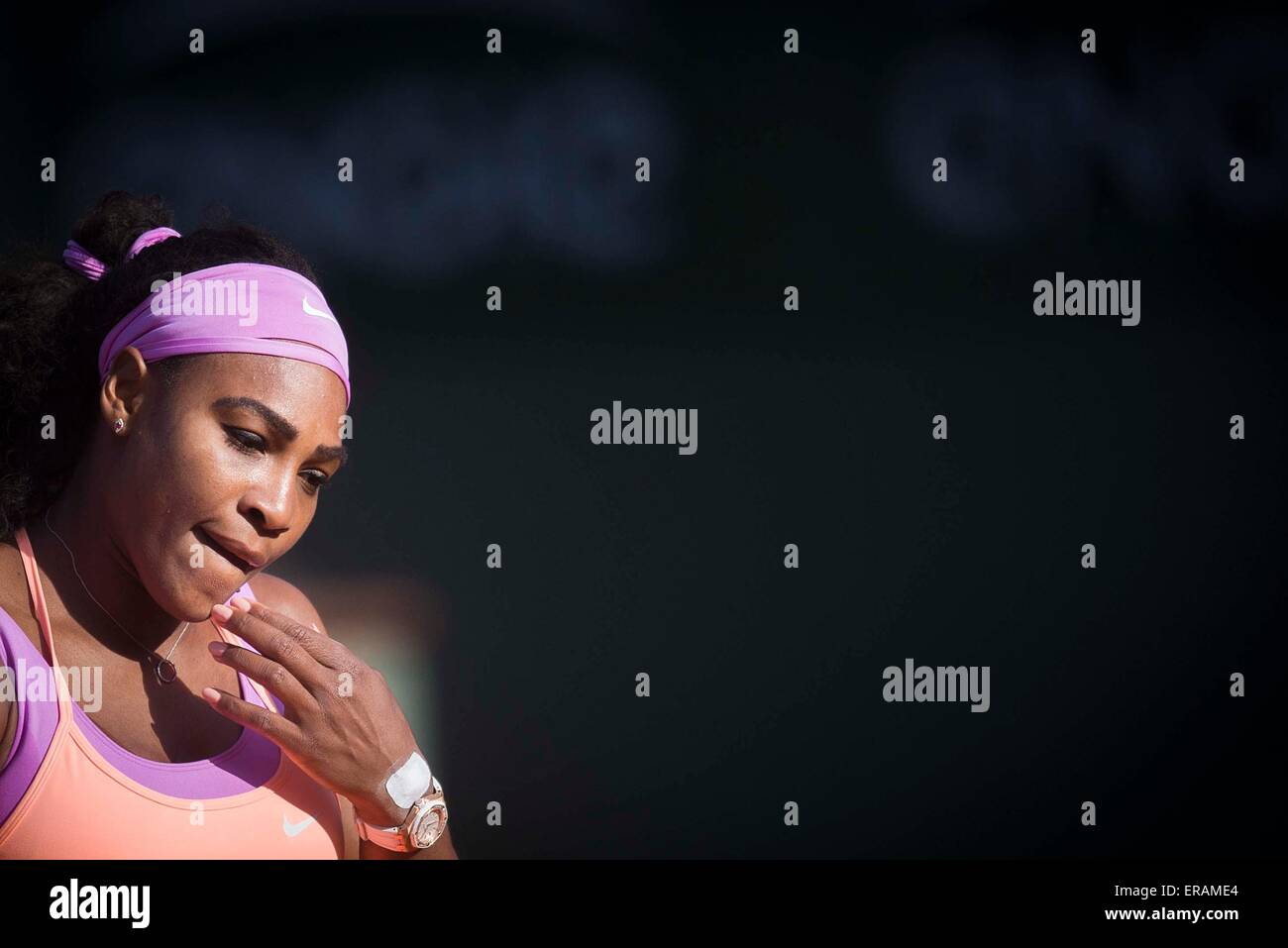 Paris, France. 30th May, 2015. Serena Williams of the United States ...