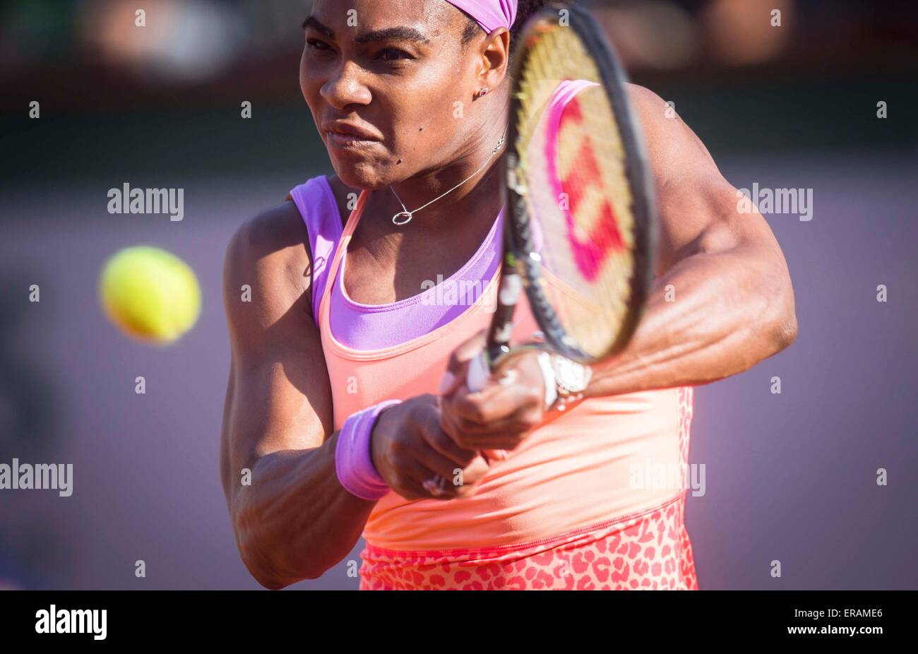 Paris, France. 30th May, 2015. Serena Williams of the United States ...