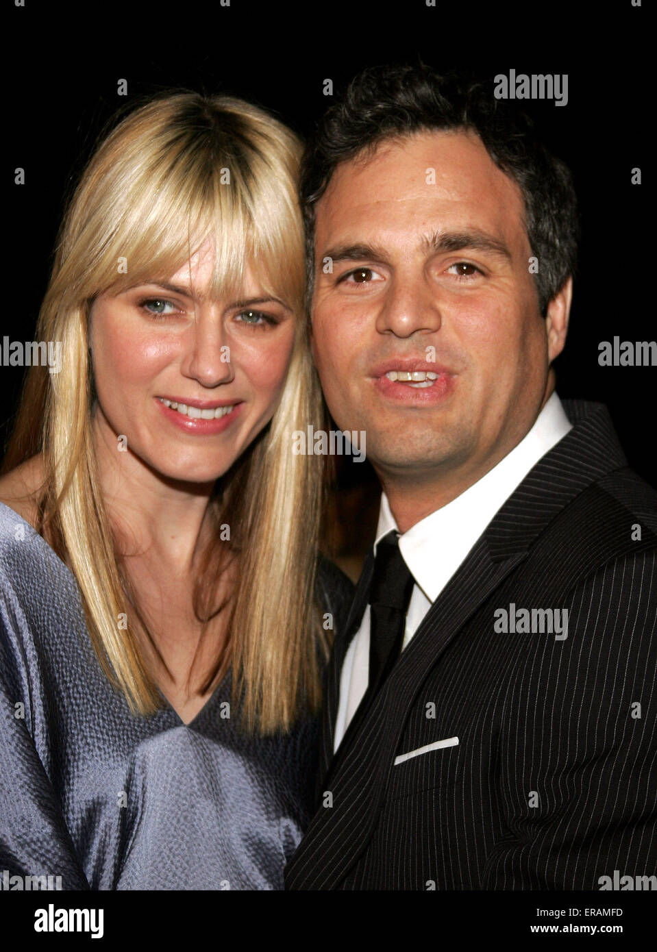 Mark Ruffalo and wife Sunrise Coigney attend the Los Angeles Premiere ...