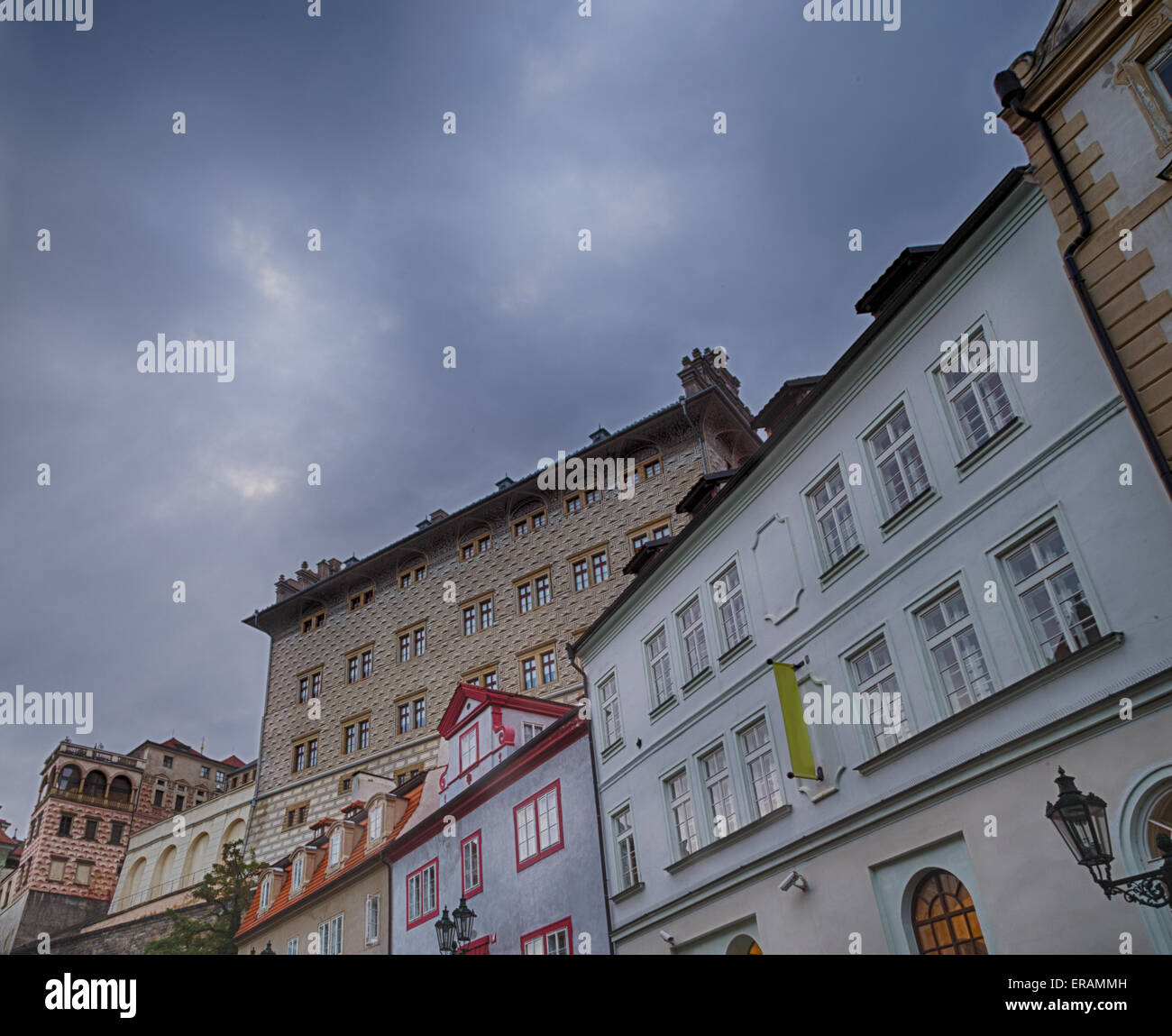 Streets and buildings of Mala Strana quarter in Prague Stock Photo - Alamy