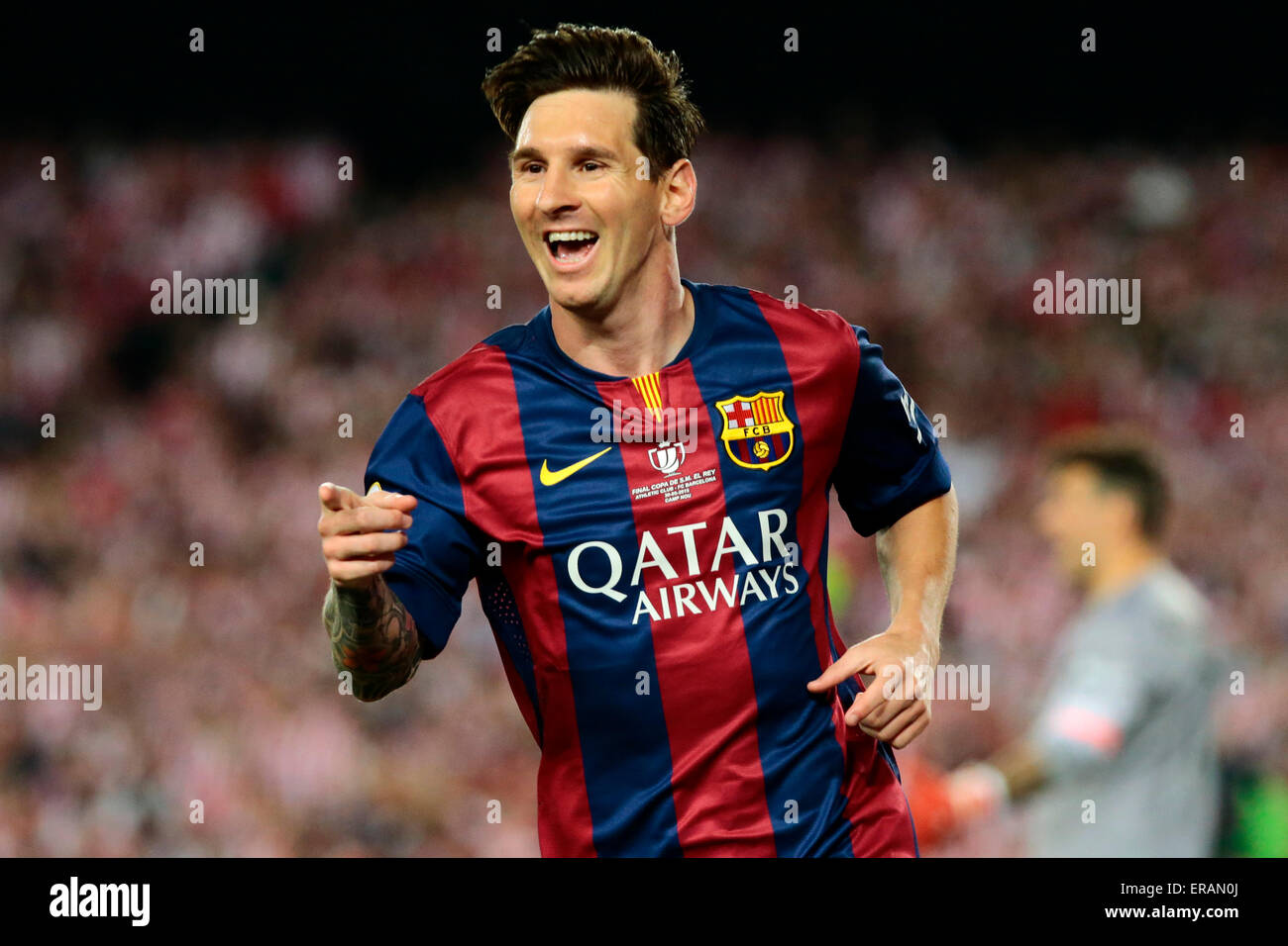 May 30 2015 copa del rey messi hi-res stock photography and images - Alamy