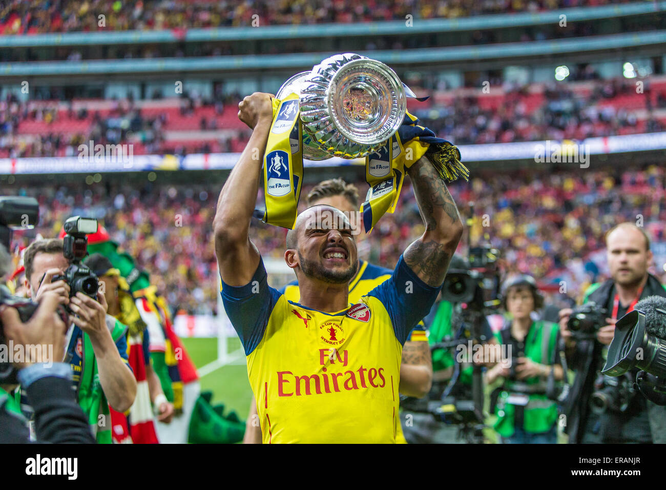 Arsenal 2015 fa cup hi-res stock photography and images - Alamy