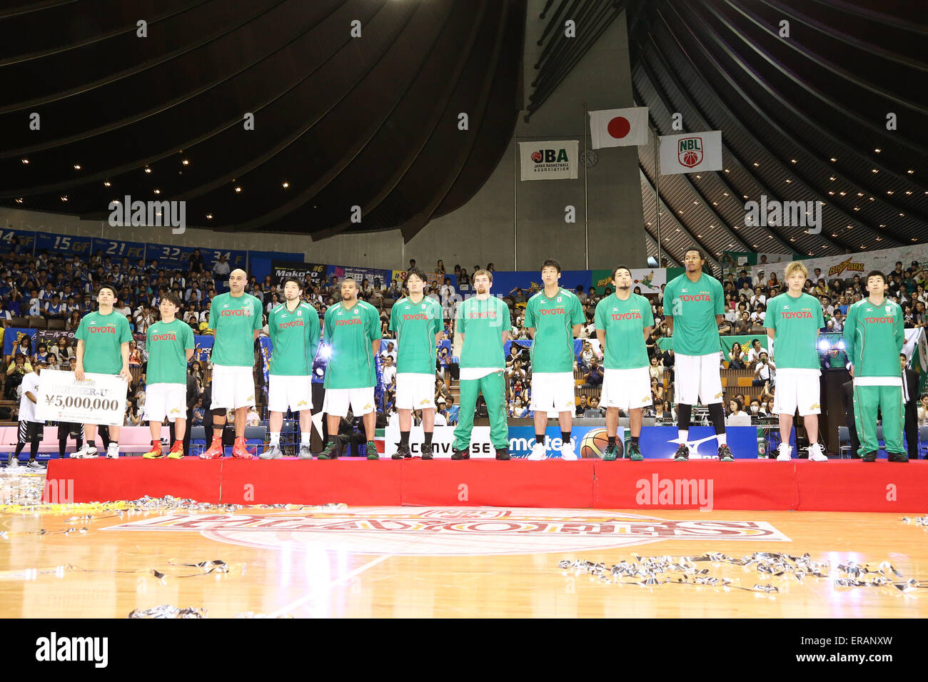 nd Yoyogi Gymnasium, Tokyo, Japan. 30th May, 2015. TOYOTA ALVARK TOKYO ...