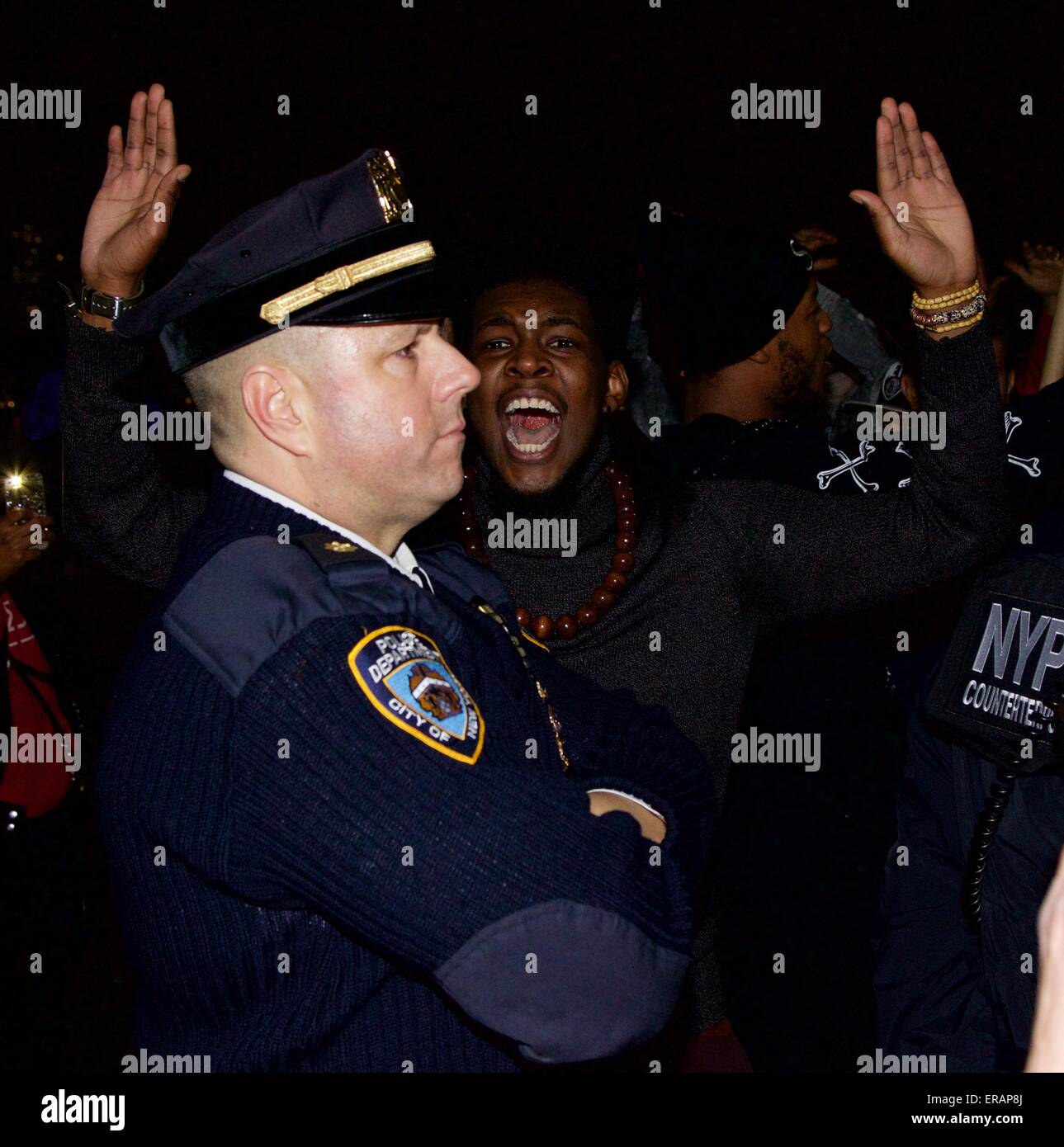 NYC protesters rage against Ferguson decision in New York City ...