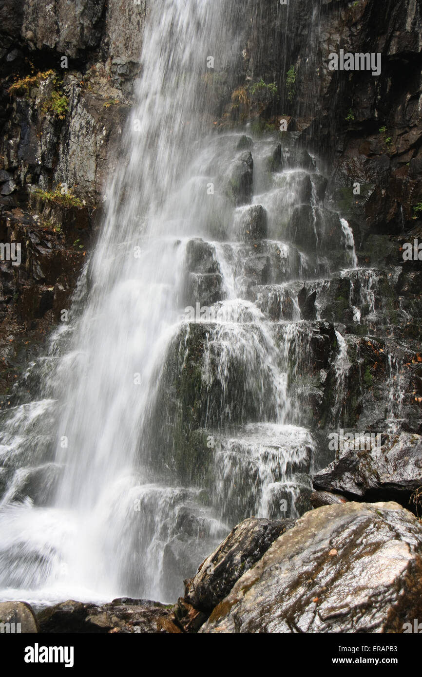 Beautiful sight - falling water falls Stock Photo - Alamy