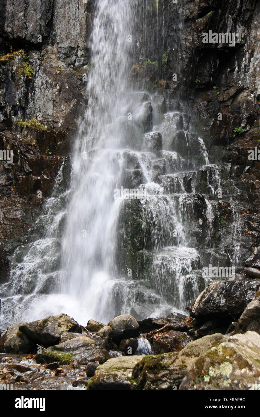 Beautiful sight - falling water falls Stock Photo - Alamy