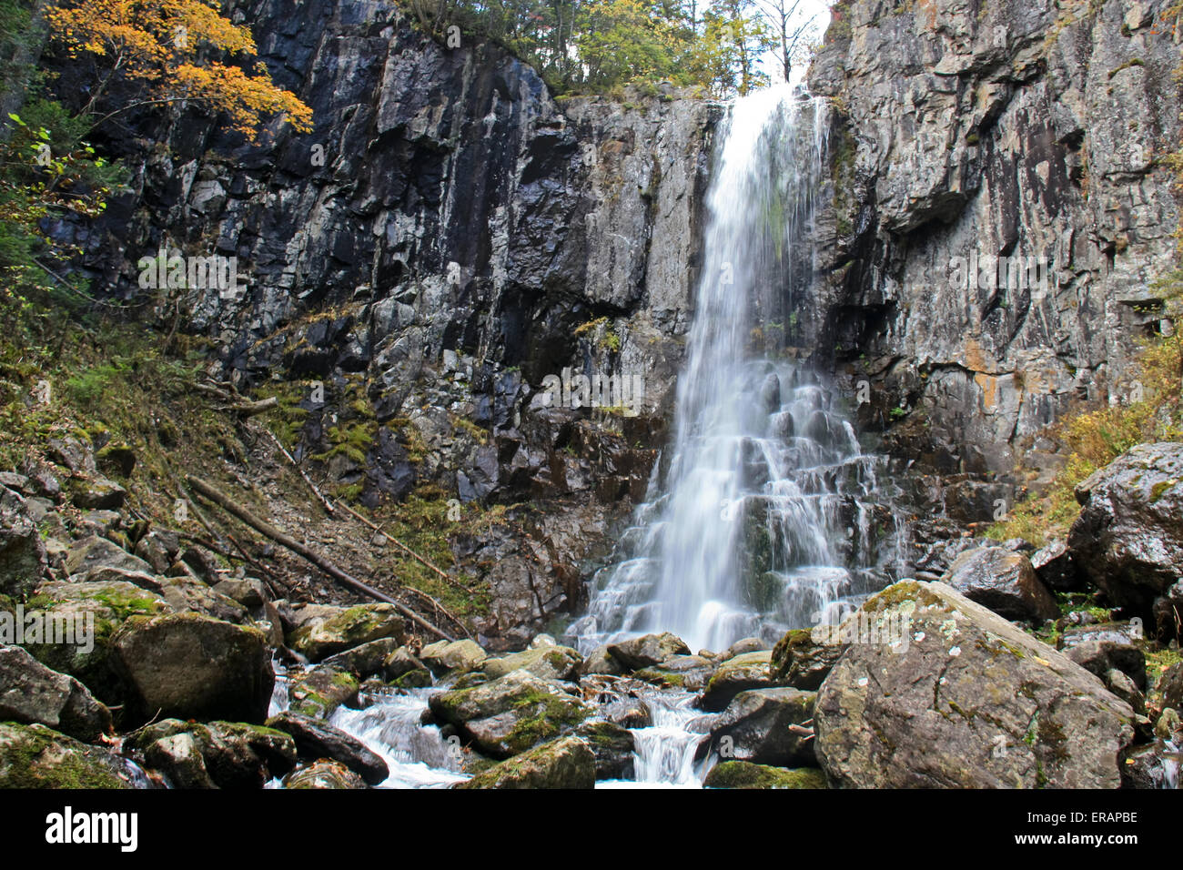 Beautiful sight - falling water falls Stock Photo - Alamy