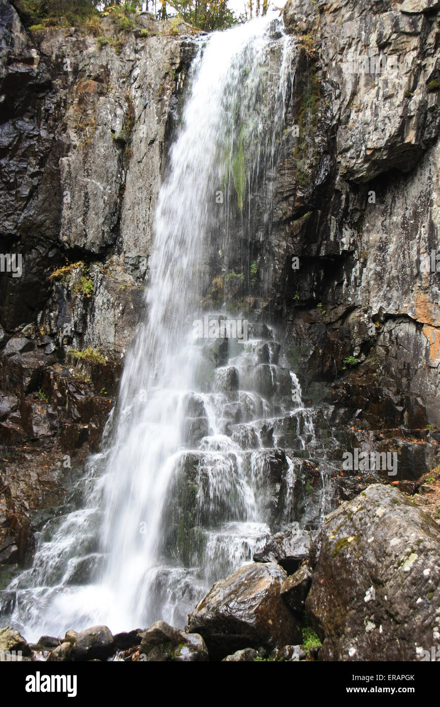 Beautiful sight - falling water falls Stock Photo - Alamy