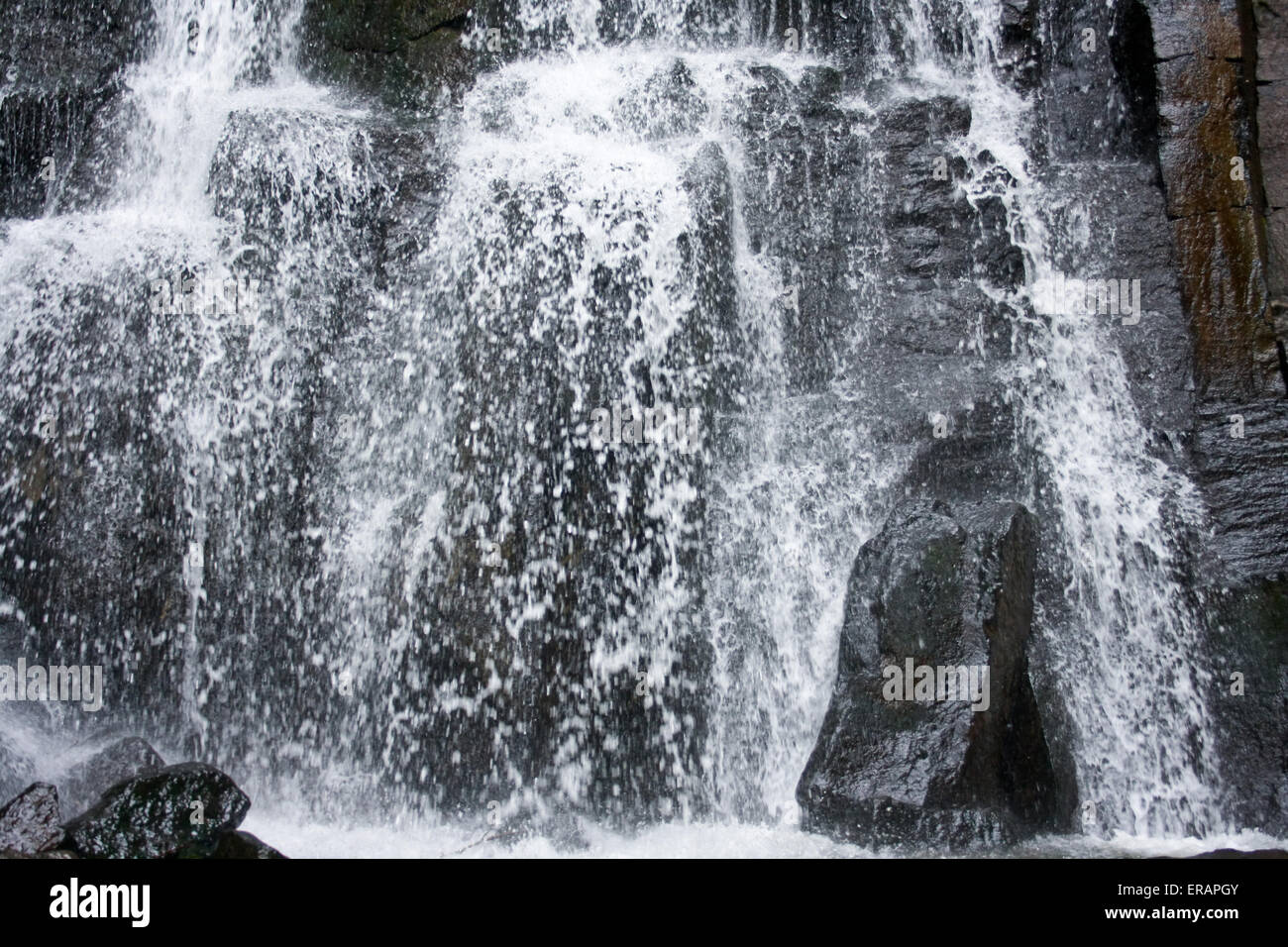 Beautiful sight - falling water falls Stock Photo - Alamy