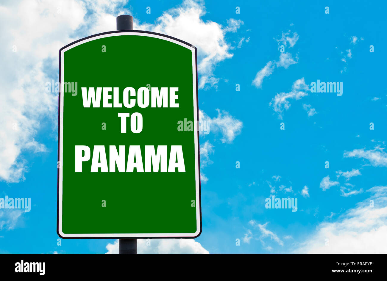 Welcome panama hi-res stock photography and images - Alamy