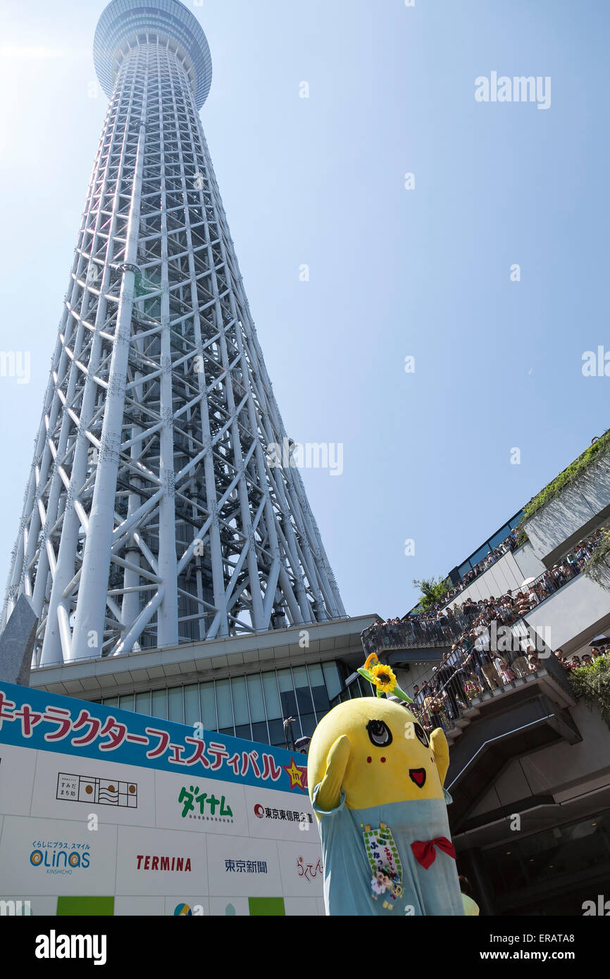 The popular mascot character Funassyi performs during the ''Local ...